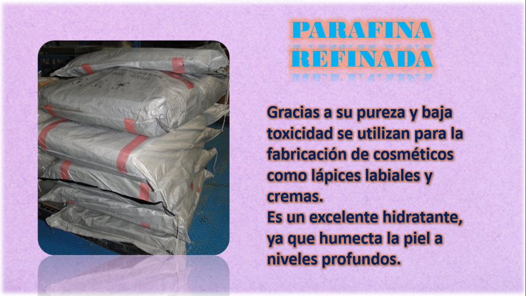 PARAFINA REFINADA – Comercializadora Garnica